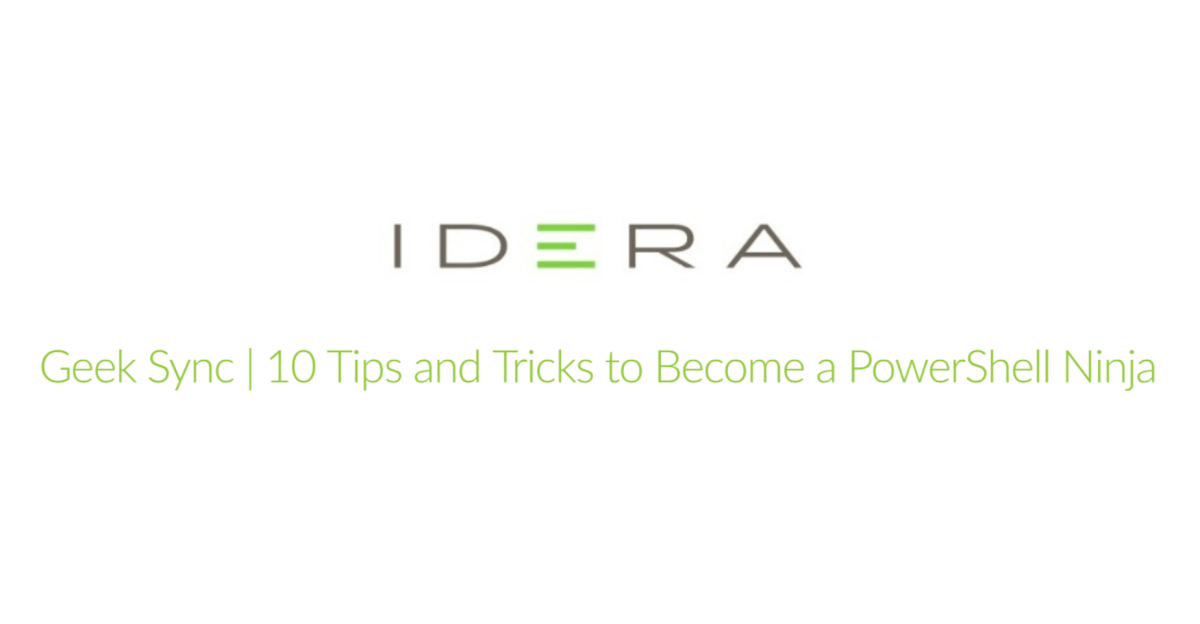 Top 10 PowerShell Tips & Tricks Webinar Tomorrow – Virtually Sober
