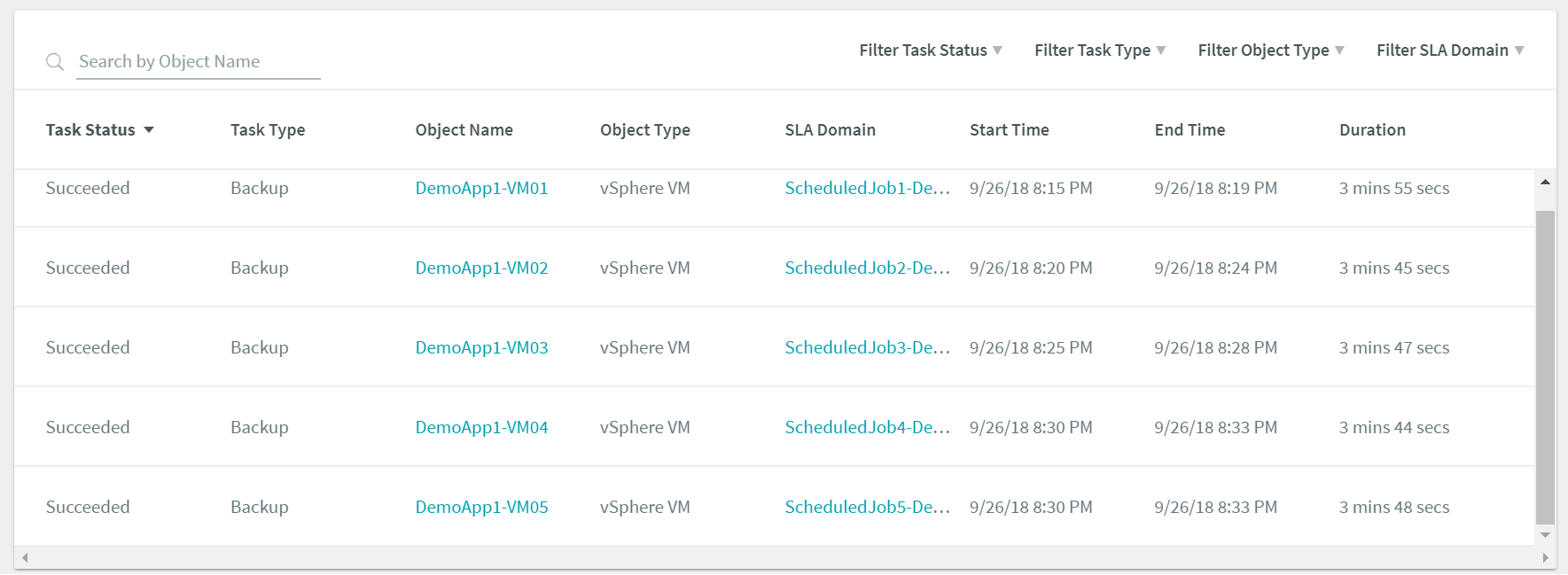 Scheduling Rubrik Backups – Virtually Sober