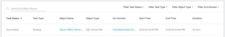 Scheduling Rubrik Backups – Virtually Sober